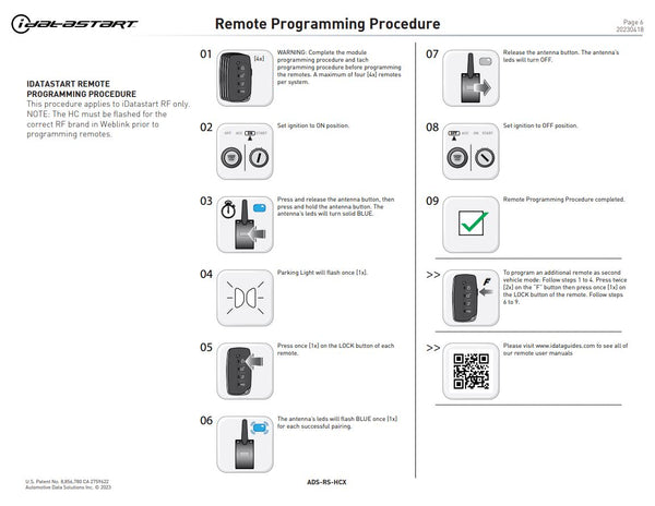 iDataStart HC1, 1-Way/3000 ft Remote Start System - Mike's Car Audio Inc